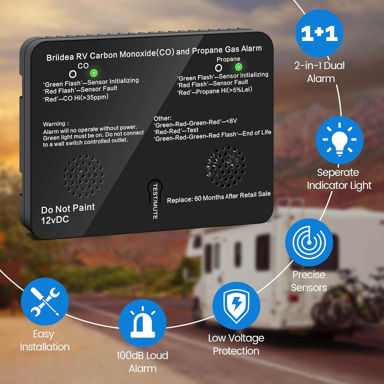 Briidea Carbon Monoxide Detector