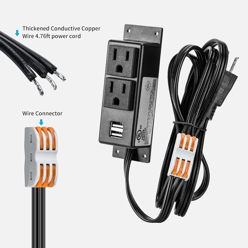 Briidea Safe Accessory Electrical Outlet for Interior Dehumidifiers