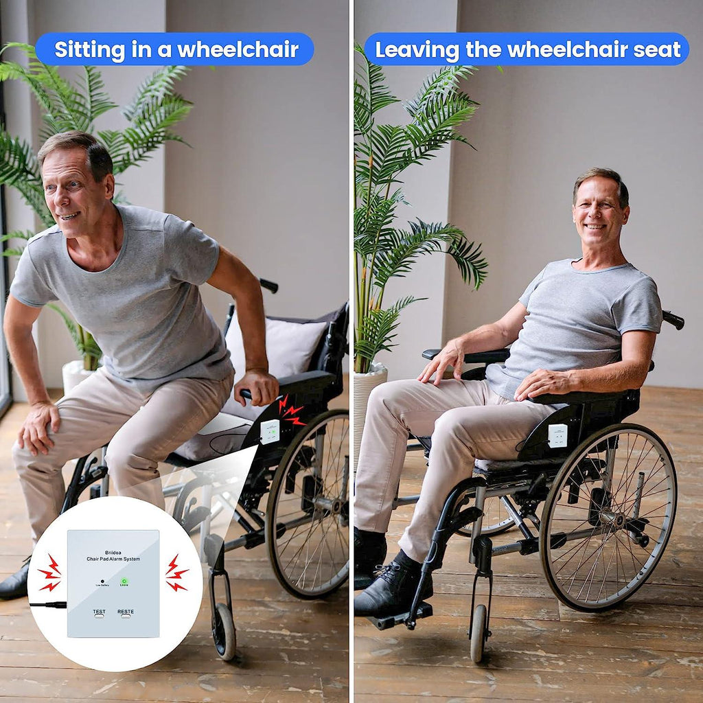 Chair Alarm For Elderly Dementia Patients, Briidea Chair Alarms and Fa