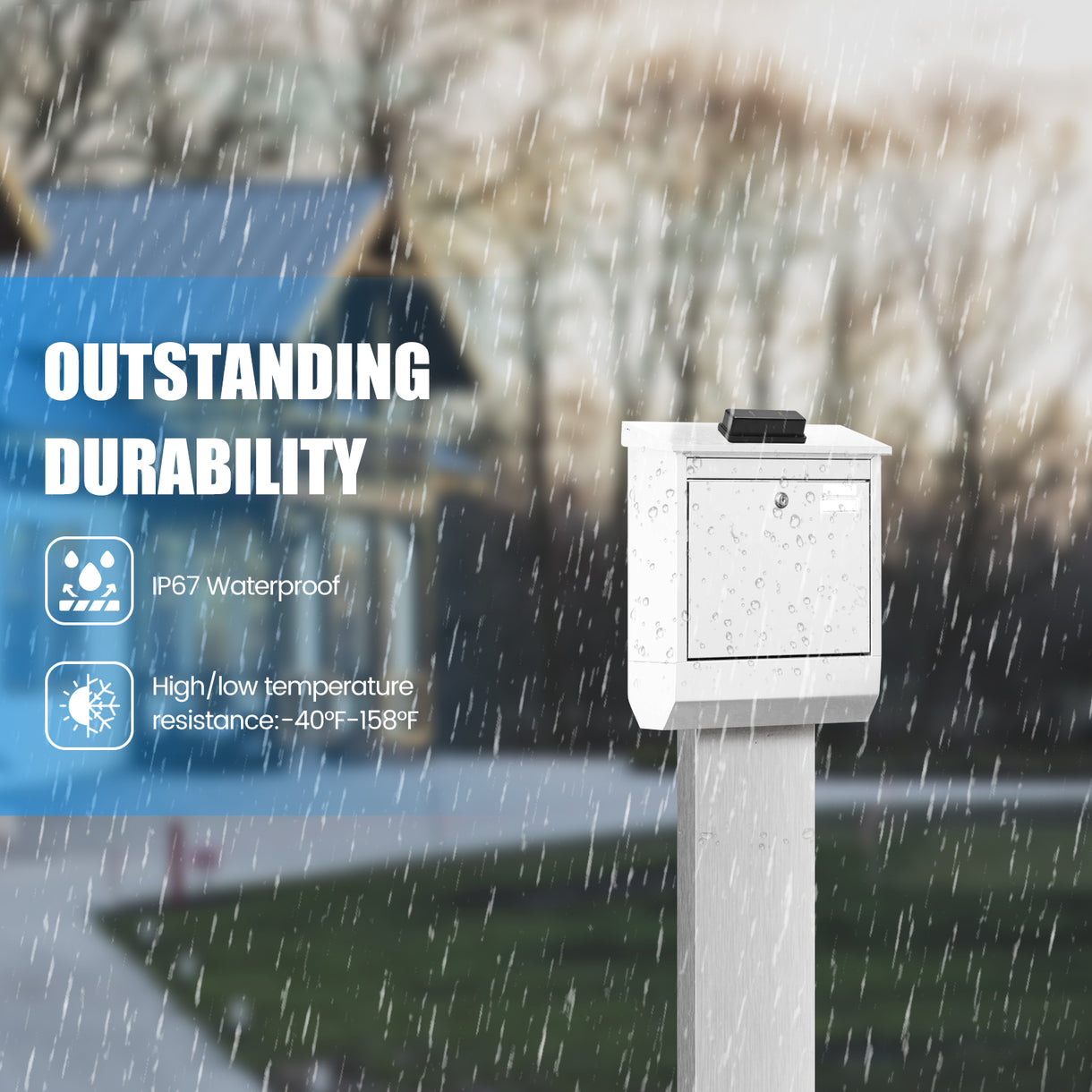 Briidea 500ft Wireless Mailbox Alarm with LED Light – briidea