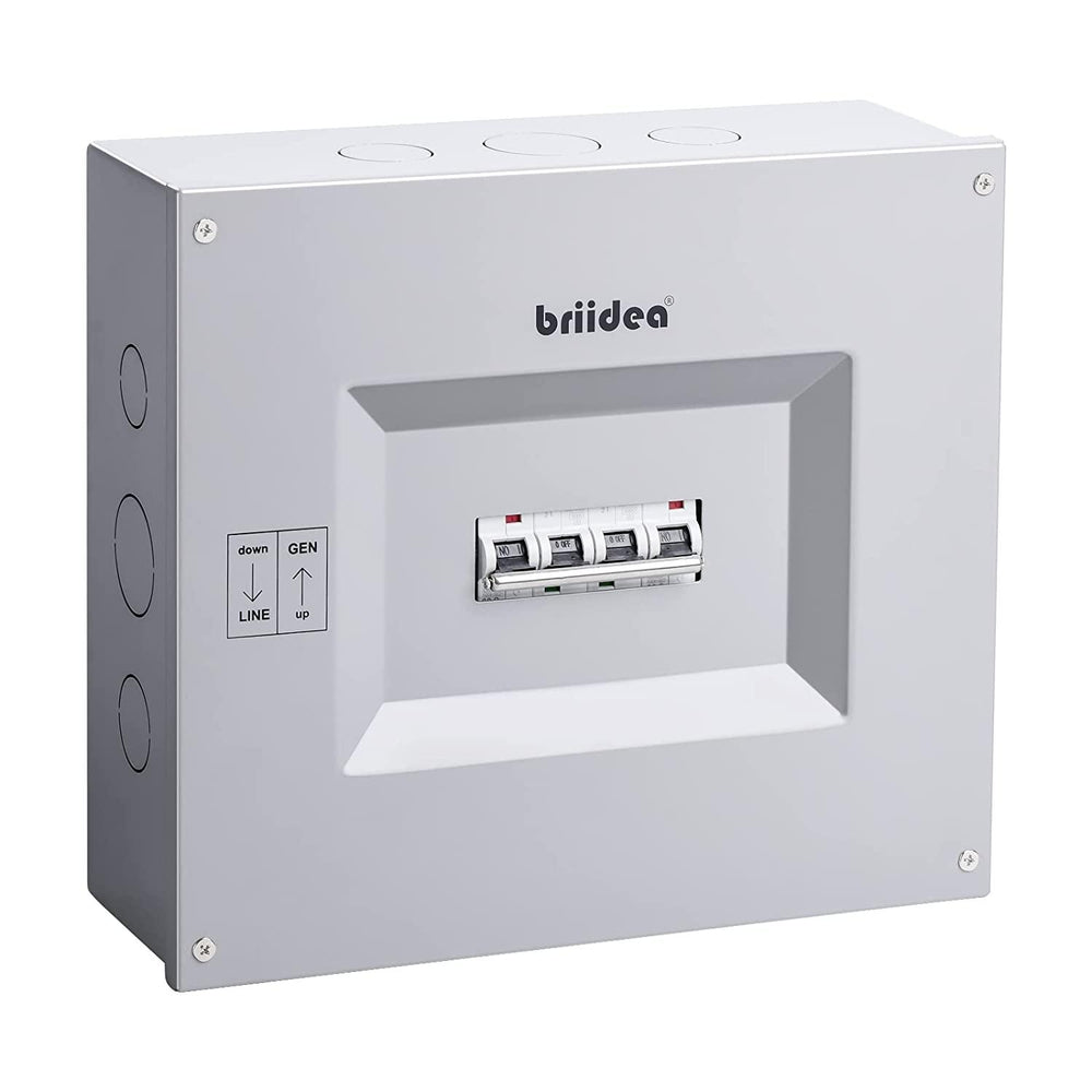 Transfer Panel (60A/60A), Briidea Transfer Switch for Portable ...