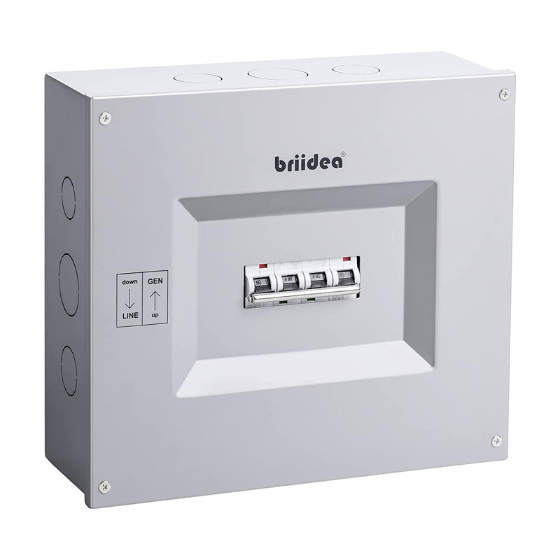 Transfer Panel (60A/60A), Briidea Transfer Switch for Portable ...