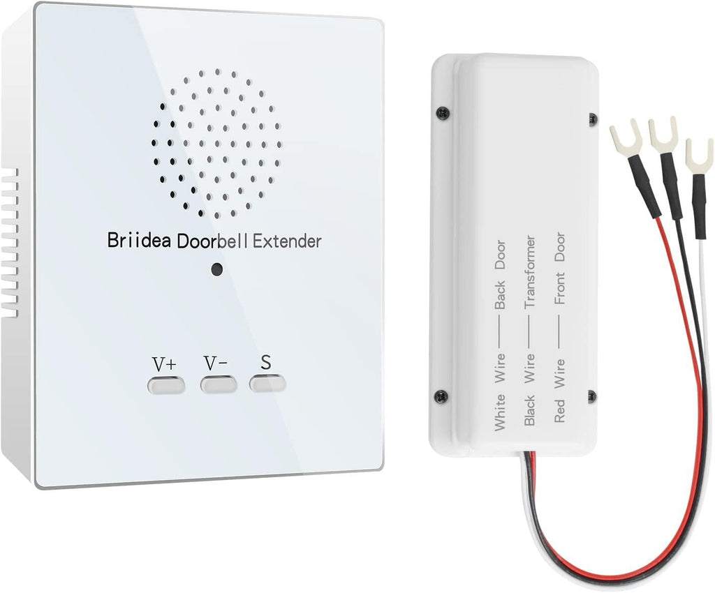 Doorbell Extender, Briidea Doorbell Extender for Wired Doorbell, 21 ...