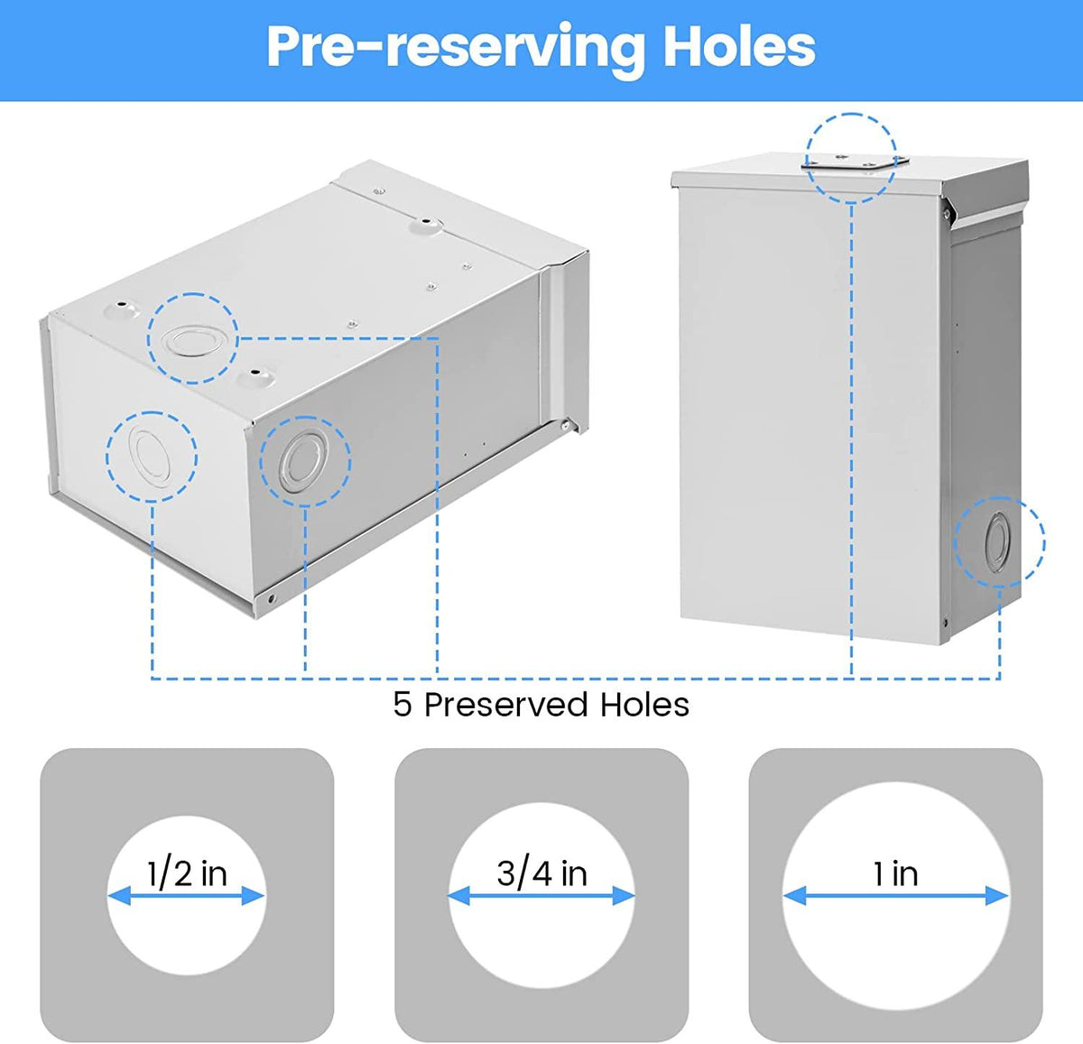 Well Pump Control Box, Briidea Control Box for 1.5 HP 230 Volt Deep We