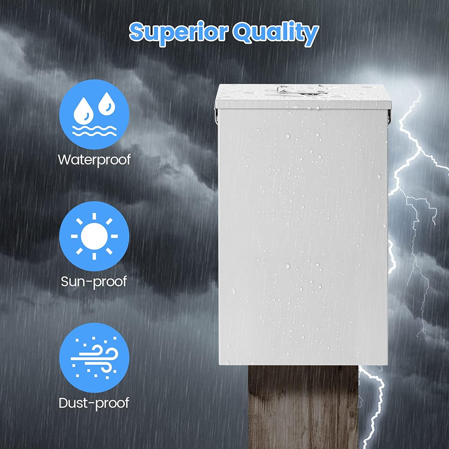 Well Pump Control Box, Briidea Control Box for 1.5 HP 230 Volt Deep ...